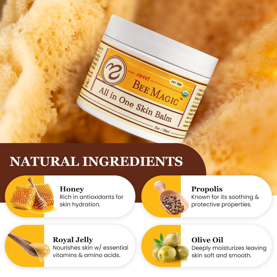 Sweet Bee Naturals - Sweet Bee Magic, All In One Healing Organic Skin ...