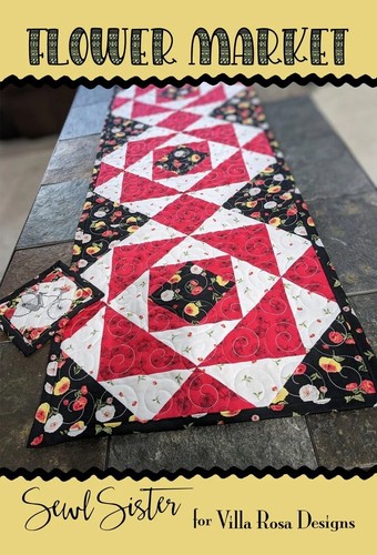 Flower Market Table Runner Pattern | eBay