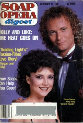 SOAP OPERA DIGEST Magazine – December 21, 1982, Tony Geary, Emma Samms ...