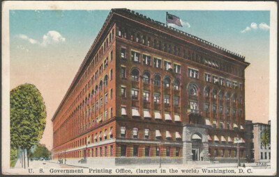 Government Printing Office Building WASHINGTON D.C. Architecture ...