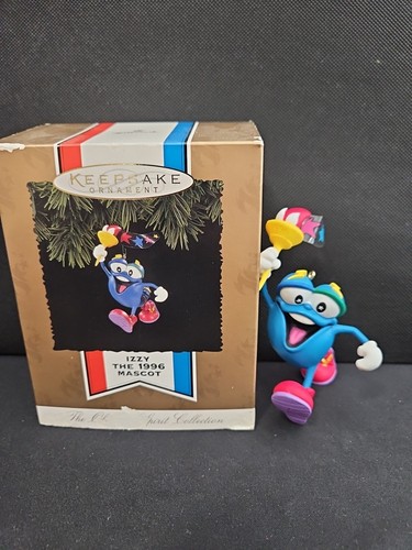 Vintage 1996 Hallmark Keepsake IZZY THE MASCOT Ornament Olympic Spirit ...