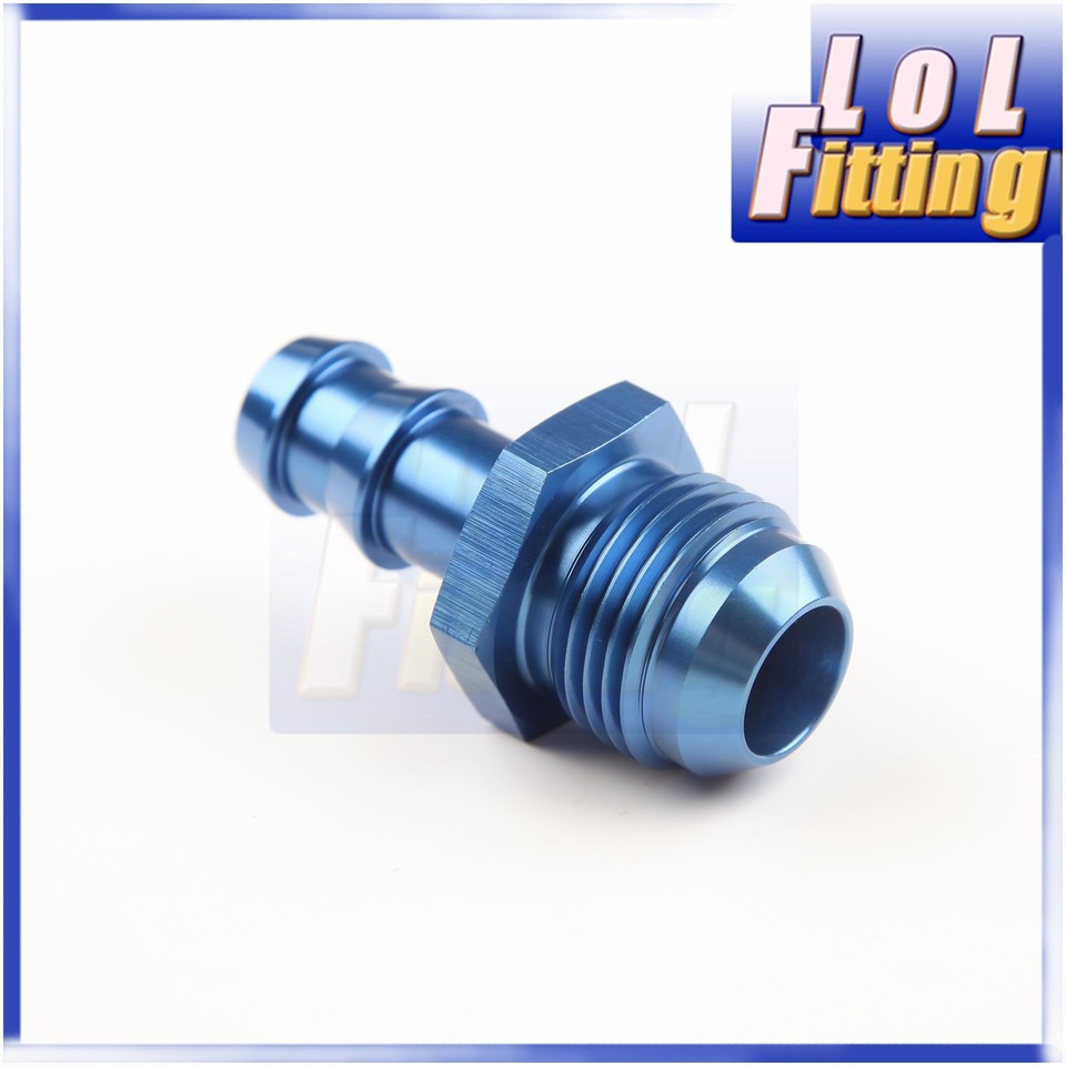US 6AN 8AN 12AN Male To 4mm 6mm 8mm 10mm Hose Barb Straight Fuel ...