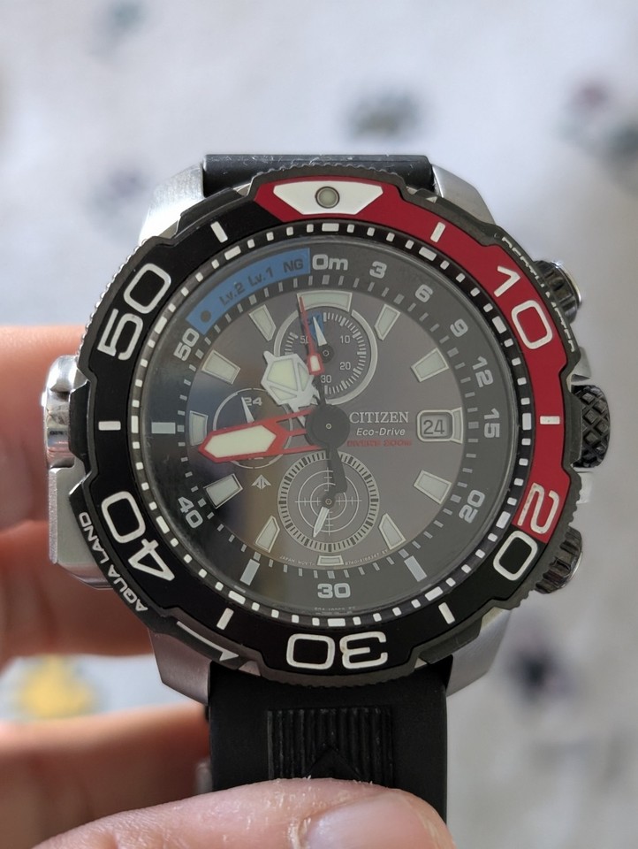 Citizen Men's Eco-Drive Diver Watch. Used once BJ2167-03E | eBay