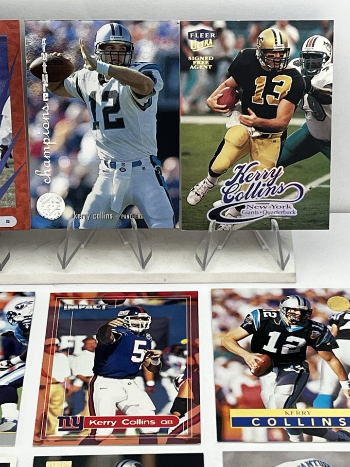 Kerry Collins Lot - 1995 SP RC Score RC Inserts Serial Numbered ...