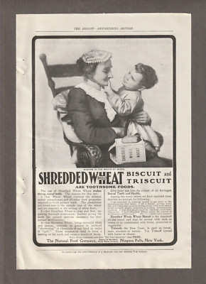 1904 SHREDDED WHEAT Magazine AD~FOYER LETTER PRESS~Lyon/Healy BAND ...