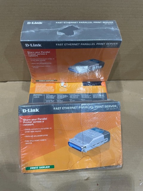 D-Link Dp-301p Fast Ethernet Parallel Port Print Server T166103 for ...