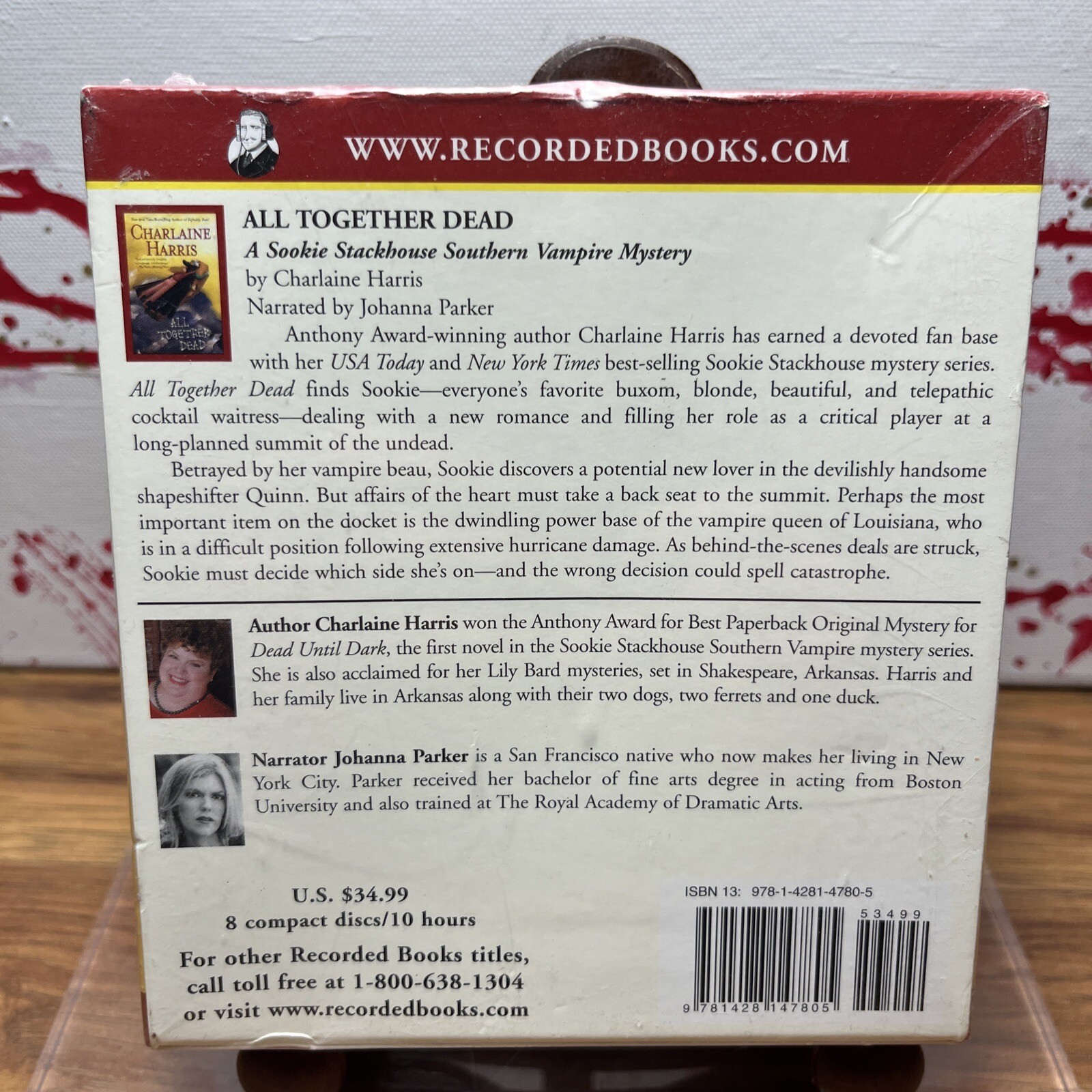 Southern Vampire Mysteries Ser.: All Together Dead by Charlaine Harris (2007, Compact Disc ...