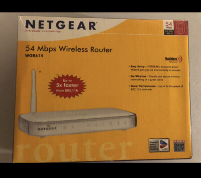 NETGEAR WGR614 v6 54 Mbps wireless router | eBay
