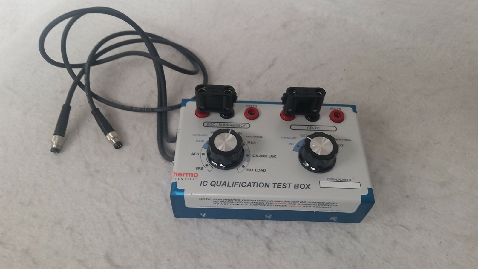 Thermo Scientific 072005 EGC/CR-TC/SRS/AES IC Qualification Test Box | eBay