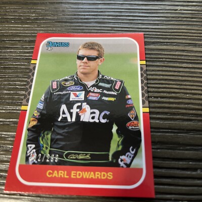 2020 Panini Donruss Racing NASCAR Red Parallel #171 Carl Edwards 232/ ...