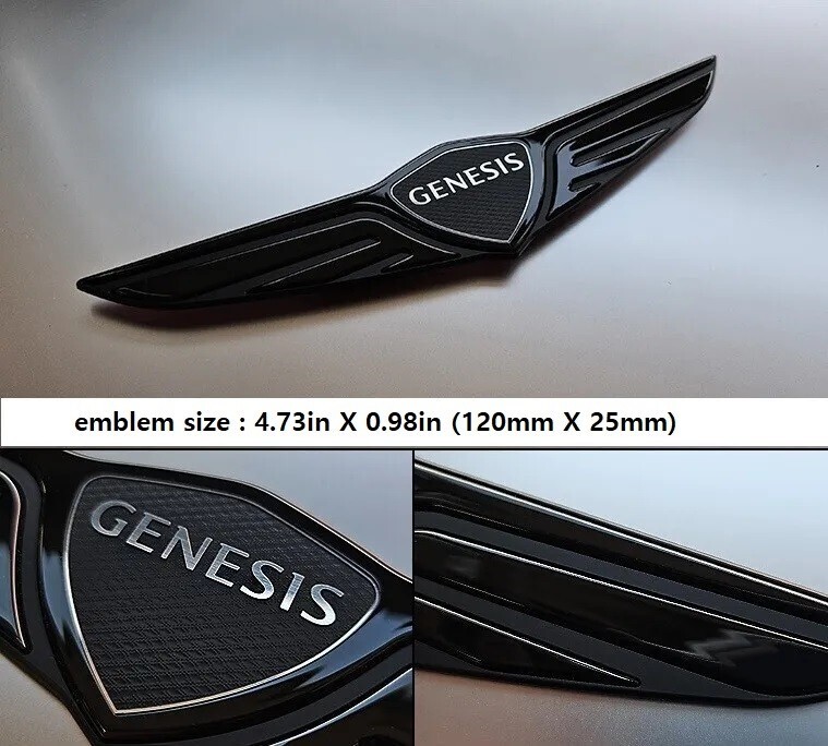 2015-2025 Genesis All Models Sheet Symbol Genesis Emblem 2pc | Made in ...