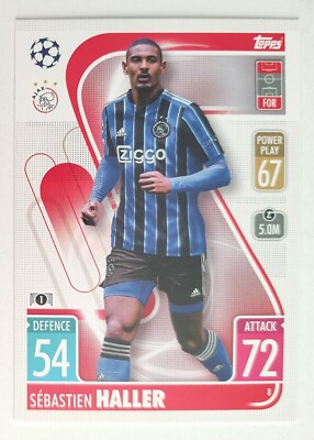 SEBASTIEN HALLER 2021-22 Topps Match Attax UEFA #8 AFC AJAX | eBay