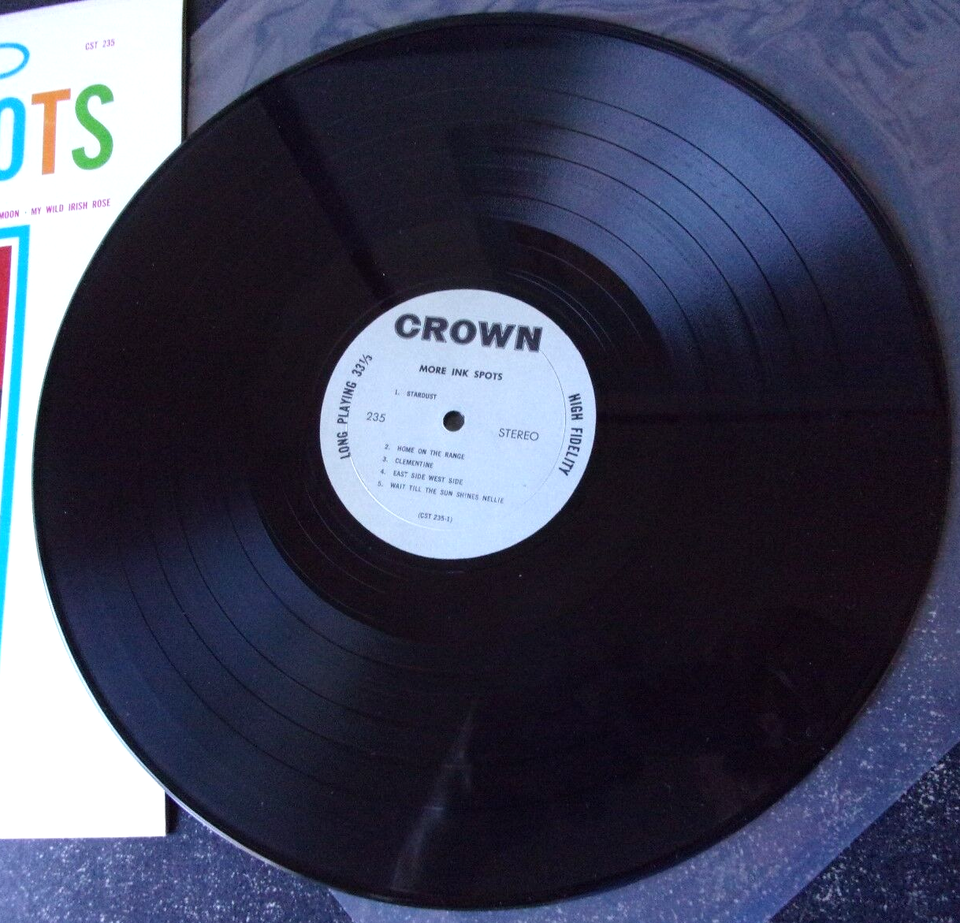 1961 Ink Spots - More Ink Spots Crown Records CST 235 - Original | eBay
