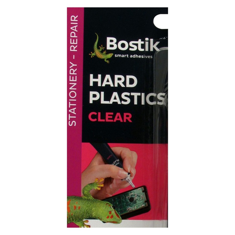 BOSTIK Hard Plastics Adhesive 20ml Tube Quick Drying Extra Strong Glue ...