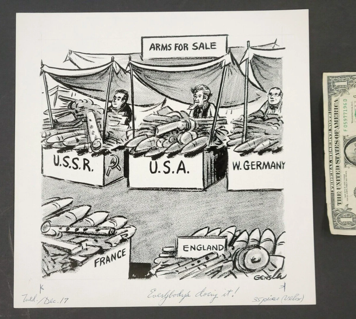Uncle Sam Political Cartoon Cold War