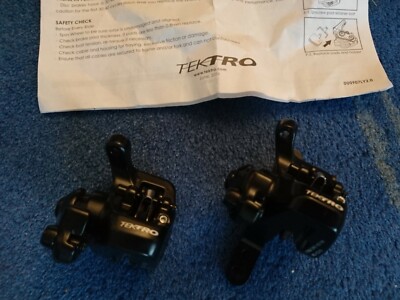 TEKTRO MD-C550 Road Flat Mount Mechancial Disc Brake Set 160mm v&h | eBay