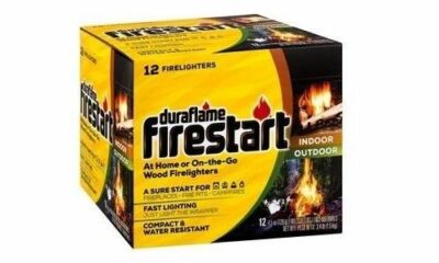 DURAFLAME 4841 FIRESTART 12 PACK FIRE LOG STARTER FIRELIGHTER WOODSTOVE ...