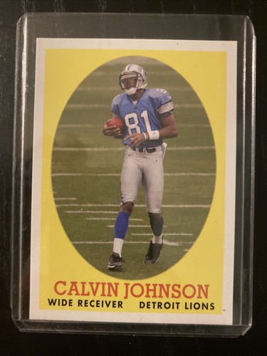 2007 Topps Calvin Johnson Rookie Card #8 of 22 Turn Back The Clock RC ...