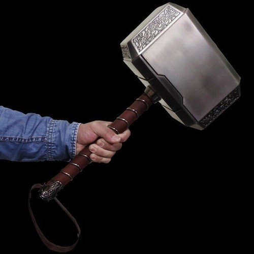 Thor Hammer Avengers Legend Props Mjolnir Full Metal Hammer Replica | eBay