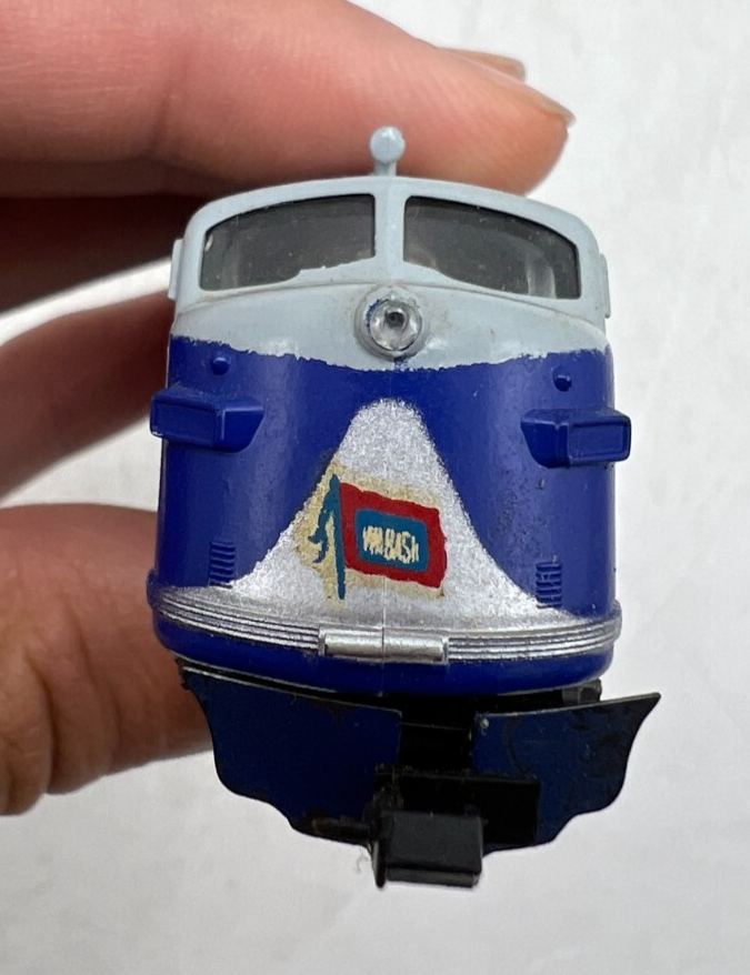 Lima N Scale Blue Wabash 2021 EMD F7 Diesel Train Locomotive Tested ...