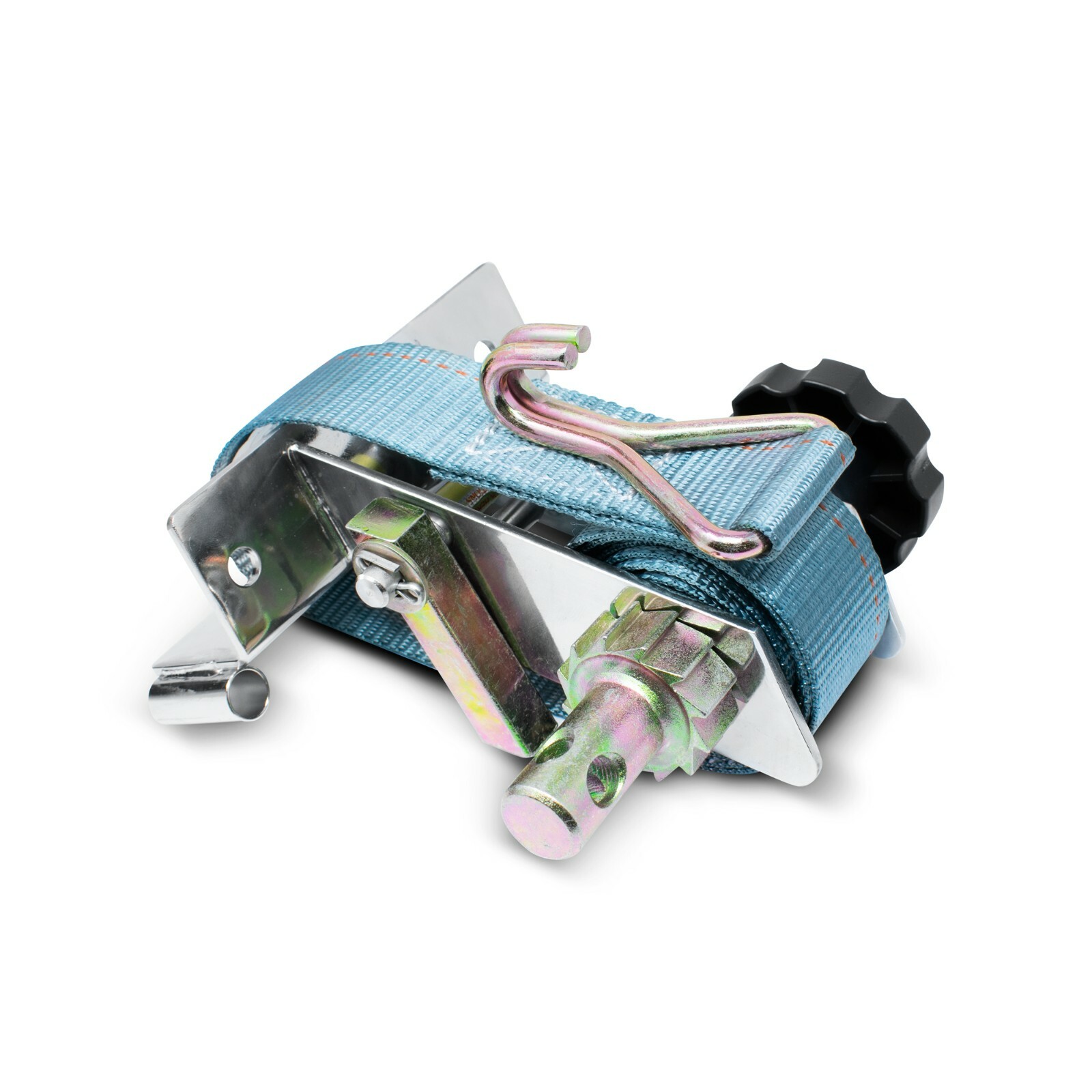 Polished Stainless Steel Ladder Rack Ratchet Tie-Down Straps (Pair ...