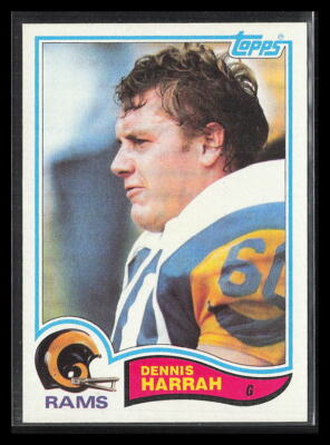 Dennis Harrah 1982 Topps #378 Los Angeles Rams | eBay