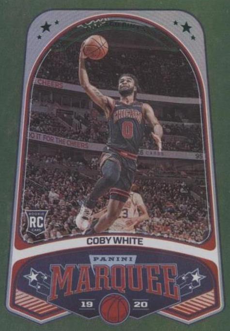 2019-20 Panini Chronicles - Marquee Coby White #237 Green (RC) for sale ...