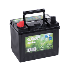 EXIDE U1L-250 (4901) 896 12V 24AH Garden BATTERY for Ride on Lawn Mower ...