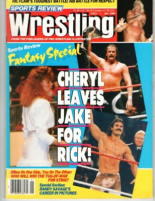 SPORTS REVIEW WRESTLING JANUARY 1989 RIC FLAIR RICK RUDE KERRY VON ...