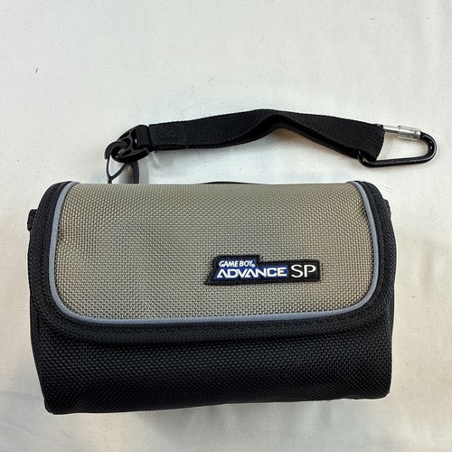 Genuine Nintendo GameBoy Advance SP Travel Case Carring Bag Gray Black ...