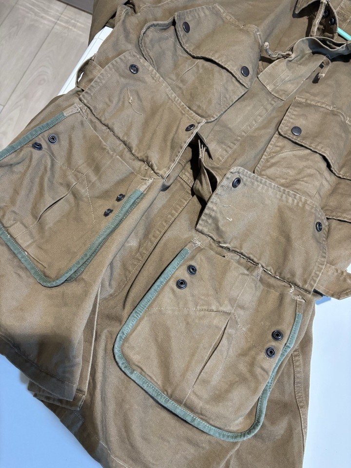 WWII US Airborne Paratrooper M1942 Rigger Reinforced Jump Jacket Sz 46L ...