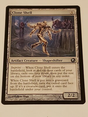Clone Shell Scars Of Mirrodin Mtg Card Mint Condition | eBay
