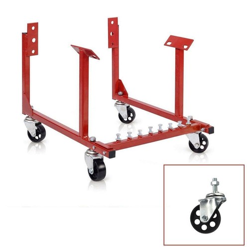 1000 LBS Steel Engine Cradle Lift Stands Repair Tool for Chevy ...