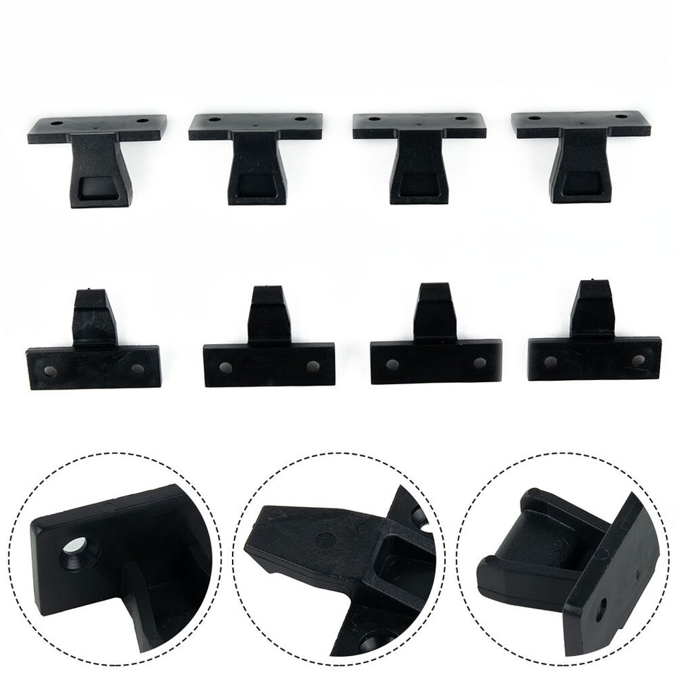 4 Pack Push In Fittings Press Fit Panel Clips Kitchen Plinth Fasteners ...