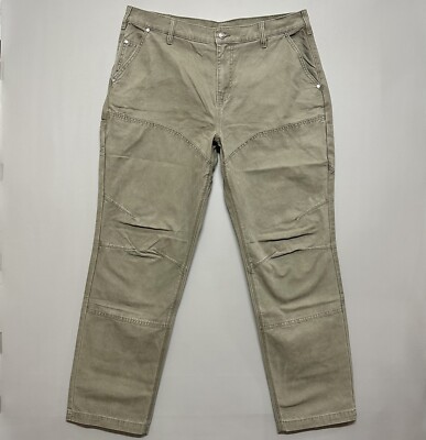 Harley Davidson Carpenter Pants Men Sz 40 x 34 Green Gusseted Crotch | eBay