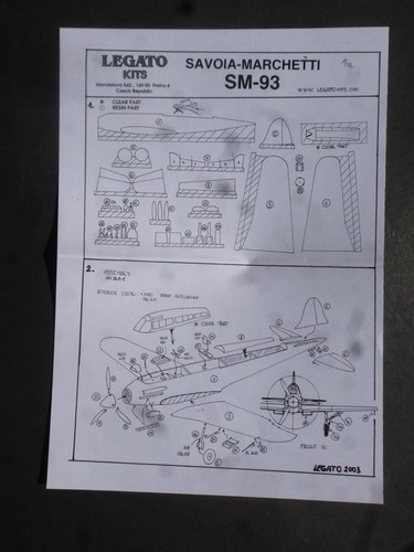 1:72 NO BOX RESIN Legato Savoia-Marchetti SM-93 | eBay