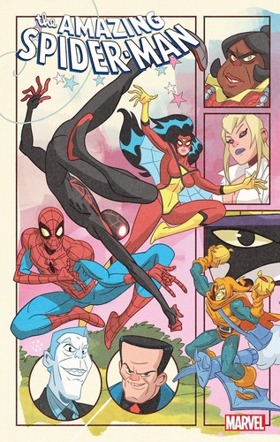 Amazing Spider-Man 39 Sean Galloway Saturday Morning Connecting Variant ...