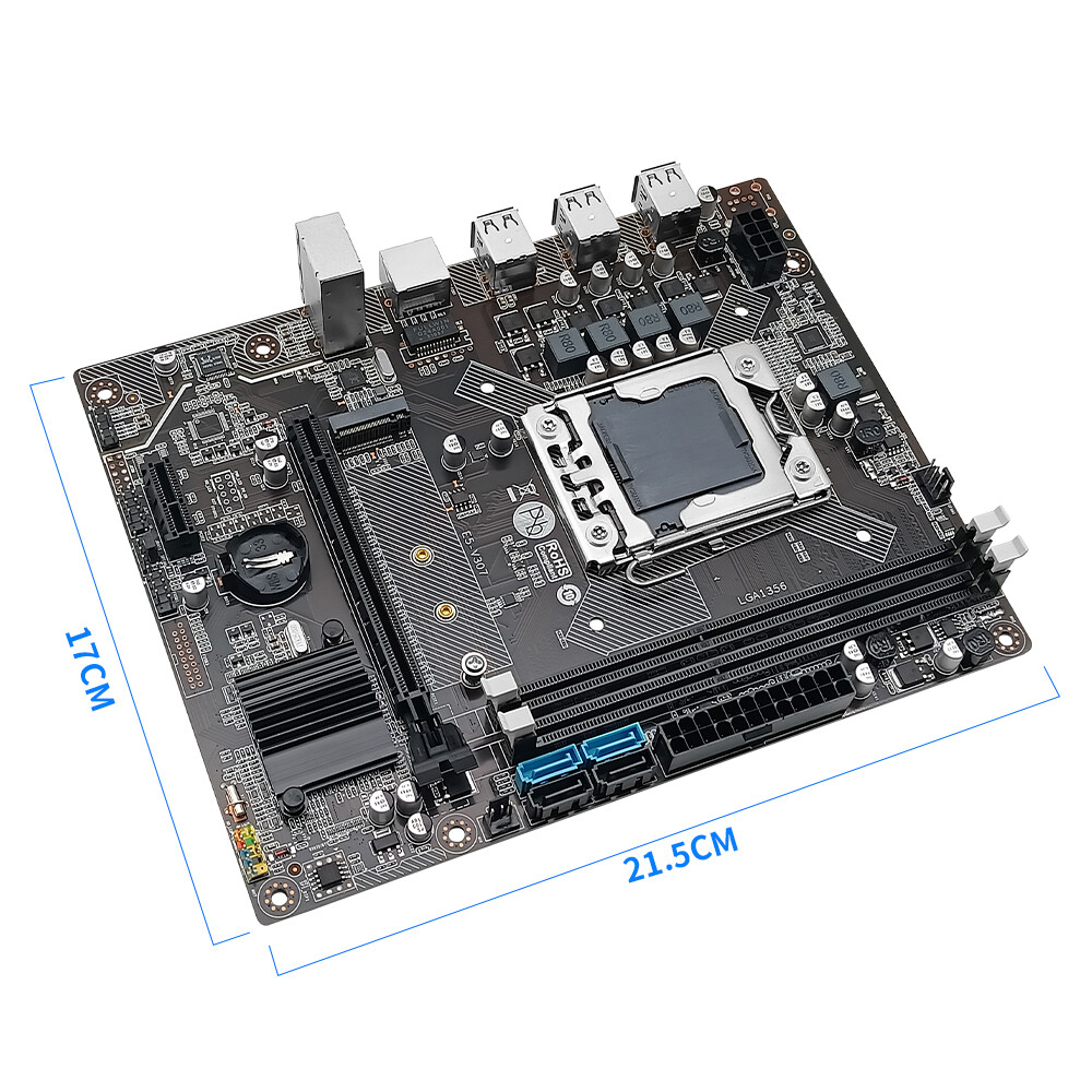 X79 Motherboard E5 V307 LGA 1356 Socket M.2 NVME REG ECC RAM Support ...