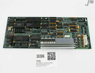 30306 ASYST TECHNOLOGIES PCB, ALU 2000 CONTROL BOARD 3000-1017-02 | eBay
