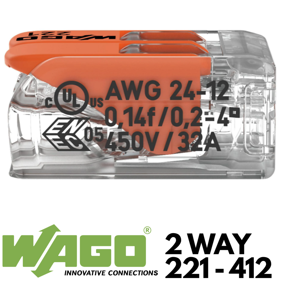 Wago Connectors 221 222 224 773 2773 Junction Box Electrical Reusable ...