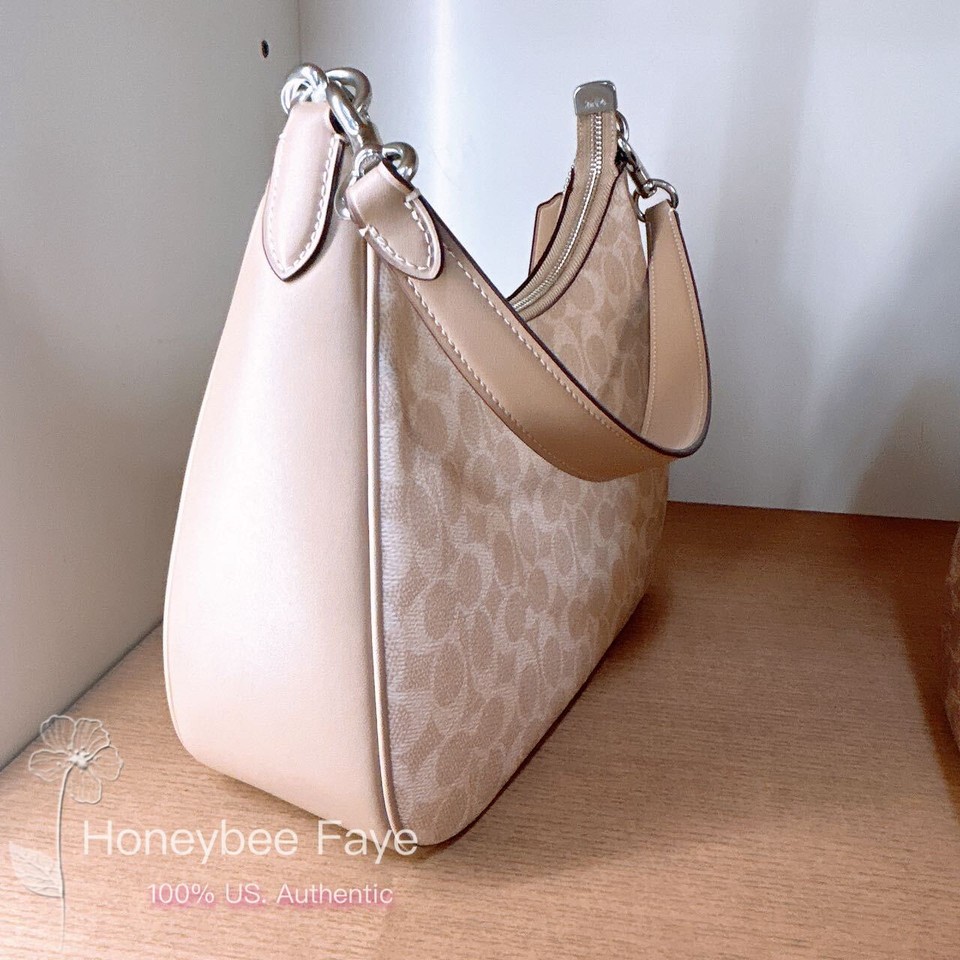 NWT Coach Teri Hobo Bag In Signature Canvas CJ517/CV935/CAL52/CV940 | eBay