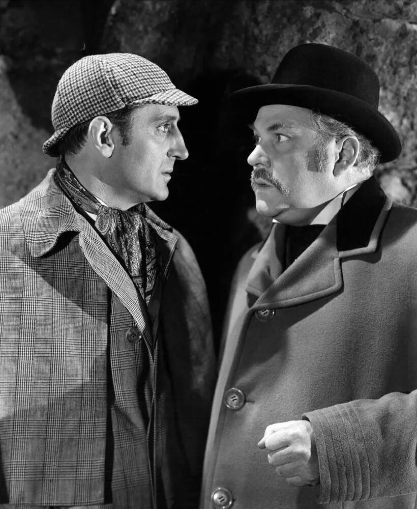 Basil Rathbone Nigel Bruce Film Sherlock Holmes 8x10 PHOTO PRINT | eBay