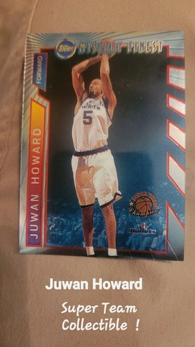 JUWAN HOWARD ONE OF AMERICA'S FAB FIVE! Mystery Finest!RareFine Find ...