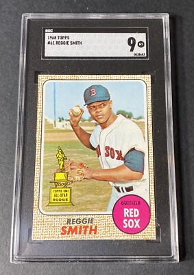 1968 Topps - #61 Reggie Smith SGC 9 MINT | eBay