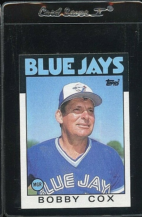 1986 TOPPS #471 BOBBY COX TORONTO BLUE JAYS MANAGER | eBay