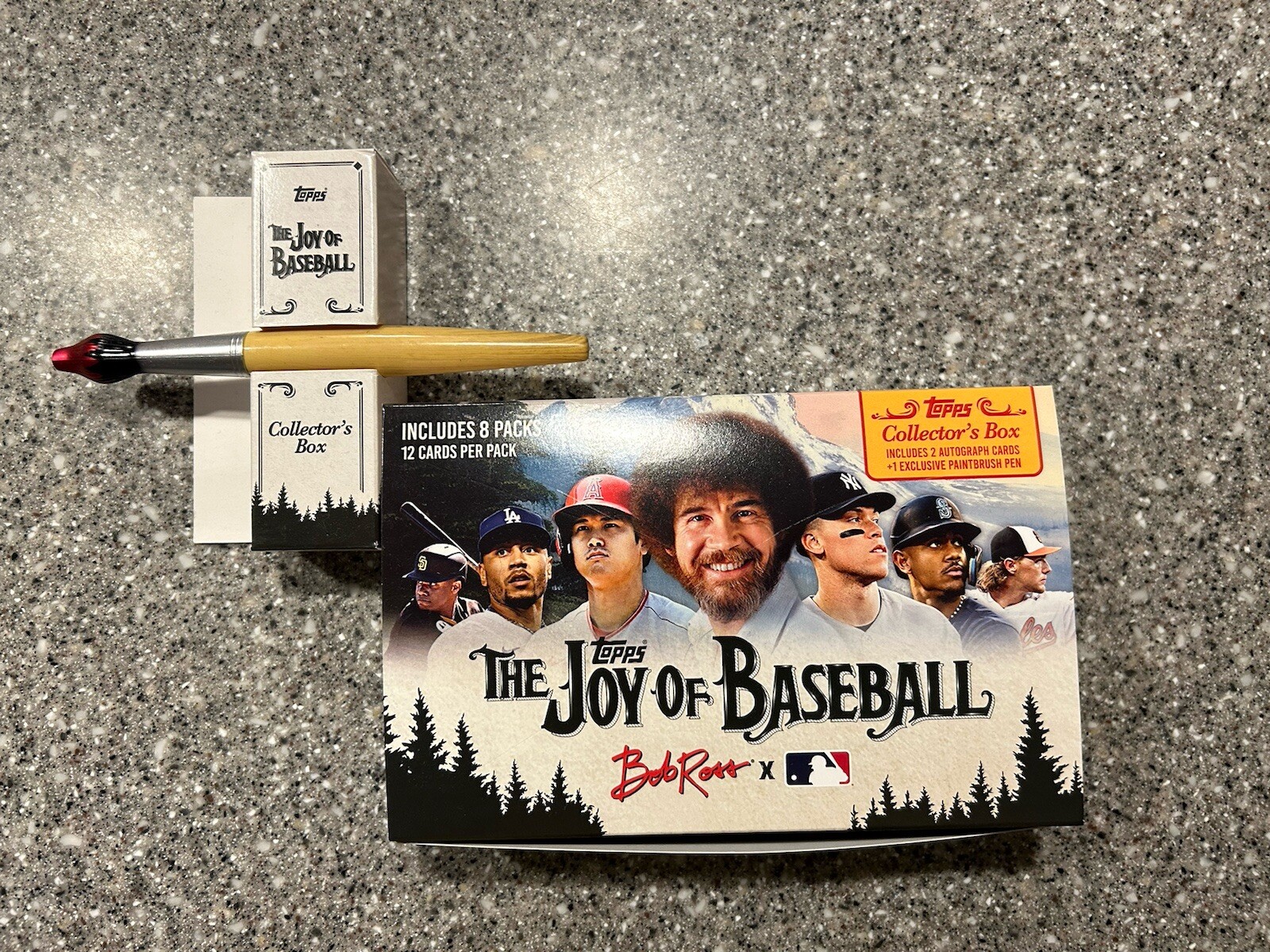 2023 Topps X Bob Ross The Joy of Baseball Hobby Card Collectors Box/Pen ...