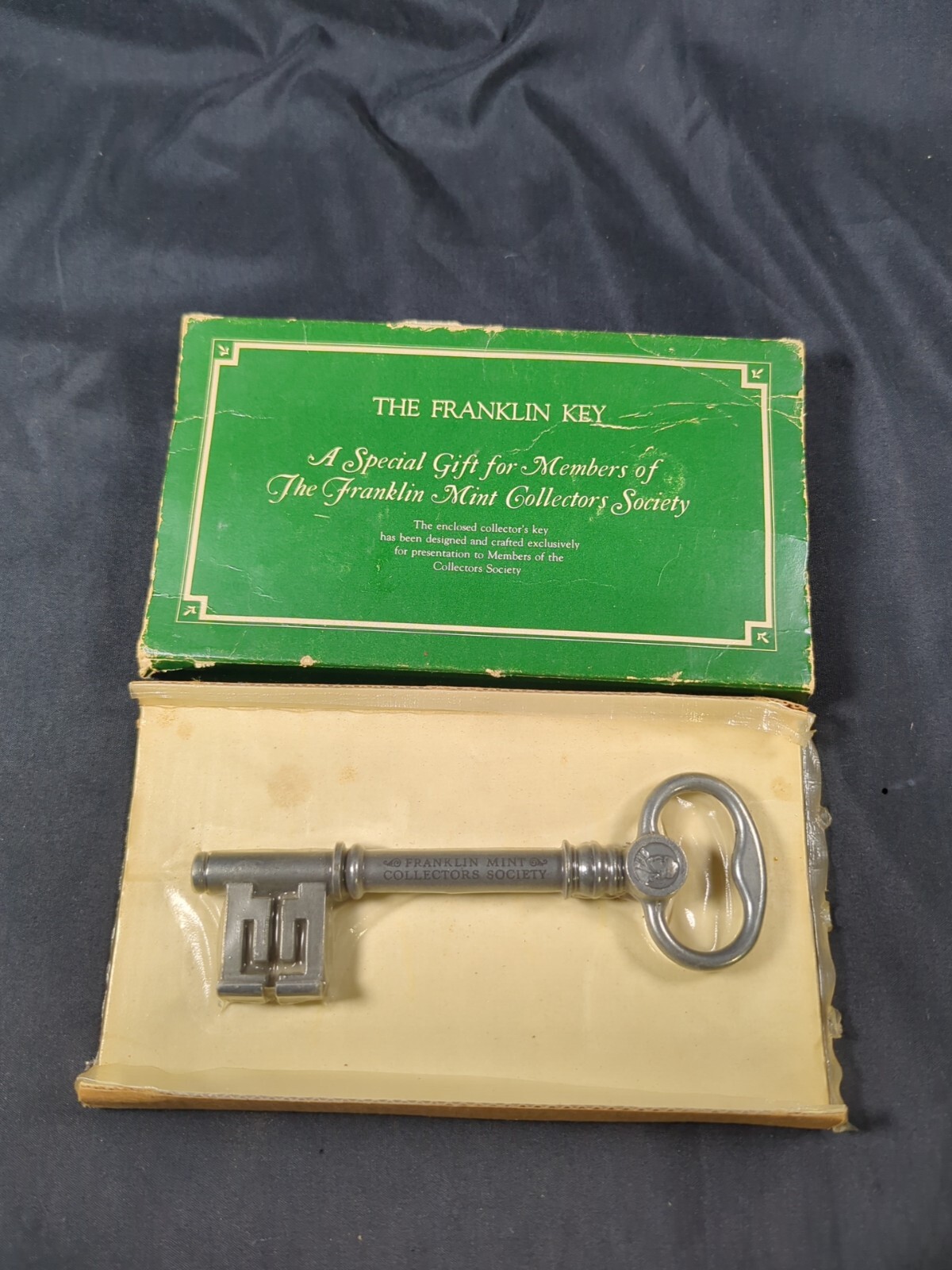 The Franklin Key *Franklin Mint Collectors Society Member Key Metal ...