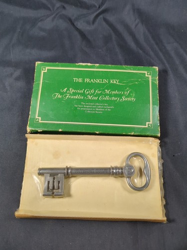 The Franklin Key *Franklin Mint Collectors Society Member Key Metal ...