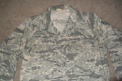 Military ABU Shirt 12R Woman's Tiger Stripes Airman Battle Uniform USAF ...