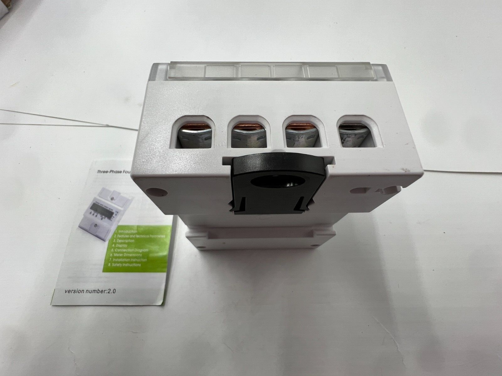 3-Phase 4-Wire Electric KWh Power Meter Electricity Meter DTM024 220 ...